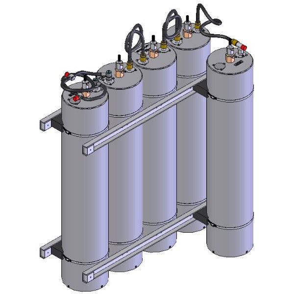 Exp multicoupler, C Series, 7" cavities, three bandpass, one 'Q', 136 ...