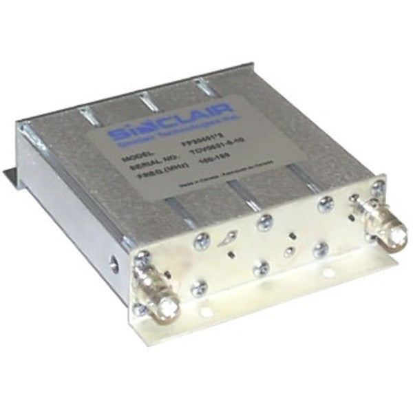 Preselector, 2.5 MHz bandwidth, compact, BNC, 155-174 MHz – Sinclair ...