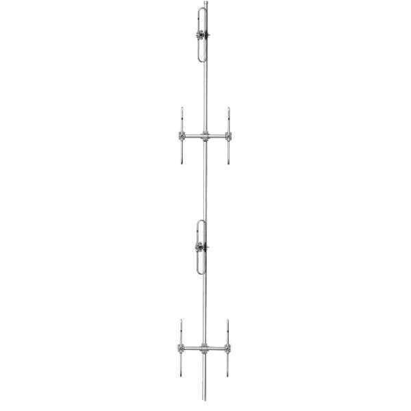 Dual array, exposed dipole, 6 dBd/8.5 dBd, field adj, 138-174 MHz ...