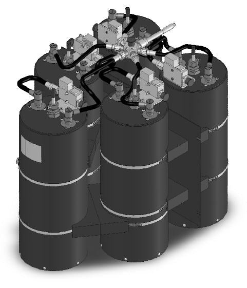 Combiner, cavity-ferrite, 7" cans, 5 channels, 746-806 MHz – Sinclair ...